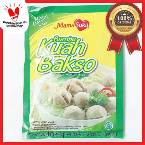 Jual Mamasuka Bumbu Kuah Bakso Rasa Daging Sapi Sachet 250gr Kab