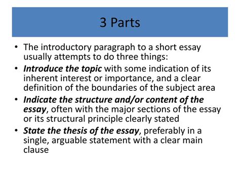 Ppt Introductory Paragraph Powerpoint Presentation Free Download