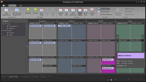 vcl scheduler inspired by outlook delphi c builder