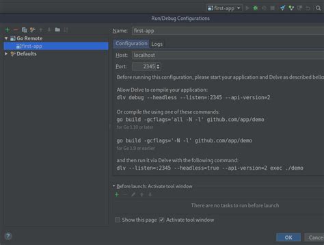 how to debug golang applications inside docker containers