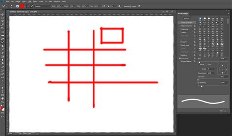 solved shift brush tool not creating straight lines [moja adobe