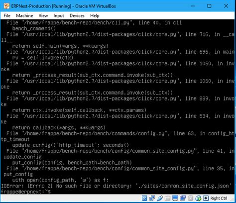 erpnext setup not completing on vm setup discuss frappe erpnext