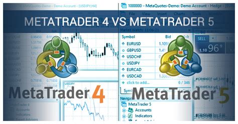 a thorough comparison metatrader 4 vs metatrader 5 one financial