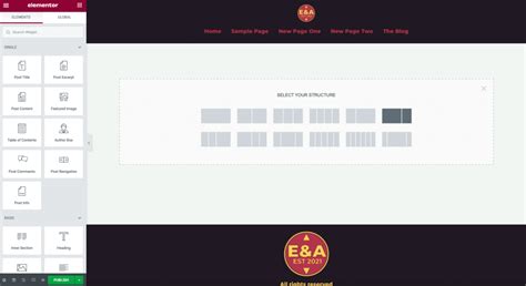 how to create sidebar templates with hello theme elementor