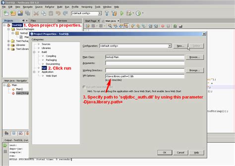 accessing sql server on netbeans using jdbc part 3