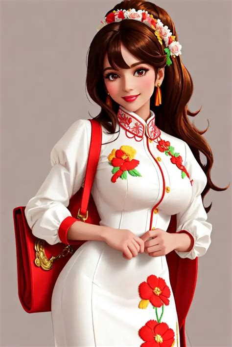 丹尼丝娃娃肖像脸模 Edg Denise Doll Likeness Lora Ai绘画作品 Qpipi