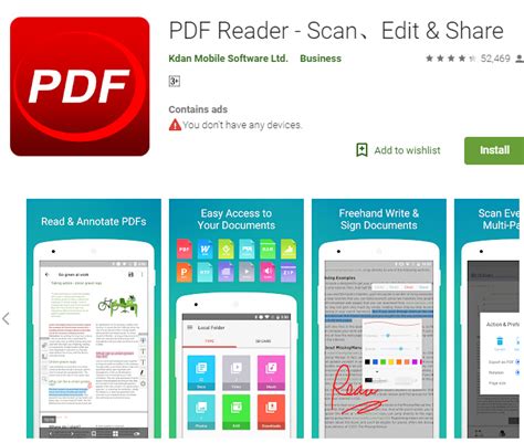 7 best free android pdf annotation apps