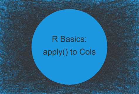 use apply function only for specific data frame columns in r example