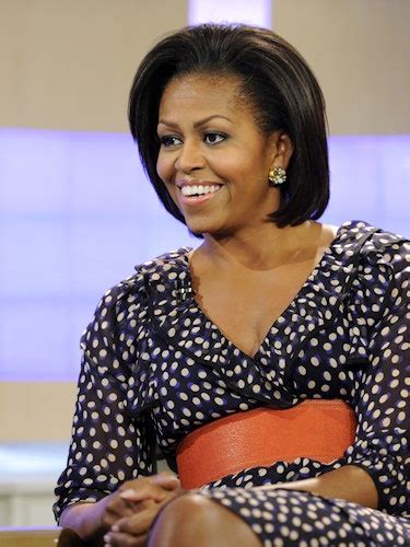 Michelle Obama And Her Hair Celebrating Eight Years Of Bangs Curls