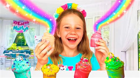 Nastya Slime Ve Limonata Satıp Para Kazanıyor Çocuklara Yönelik