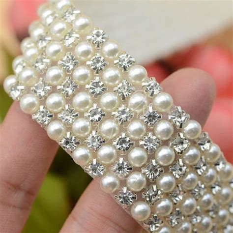 Ab Clear Rhinestone Trim Crystal Trim Rhinestone Chain Etsy