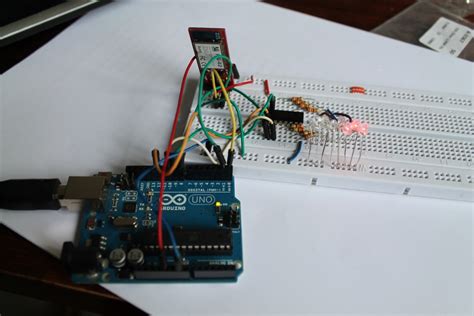fritzing project led control using android and bluetooth