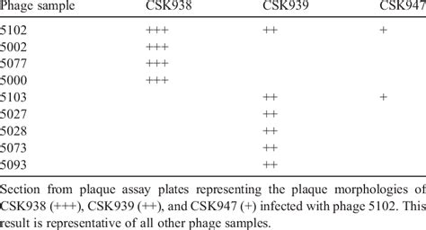 Bacteriophage Samples And Host Range Download Table