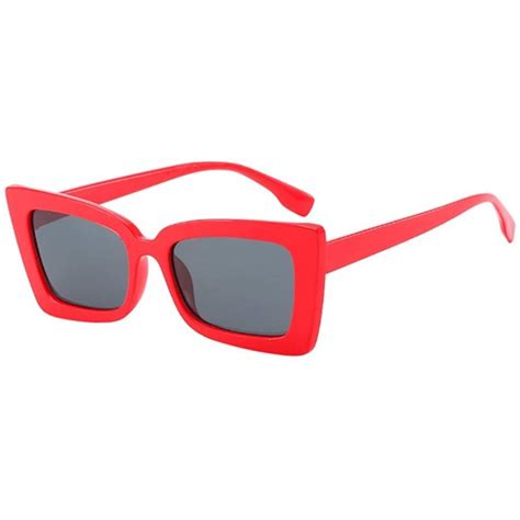 Women Vintage Cat Eye Sunglasses Retro Small Frame Uv400 Eyewear