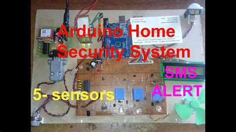 iot projects arduino home security system youtube