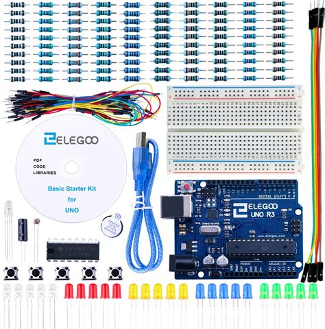 elegoo uno project basic starter kit with tutorial and uno r3 board