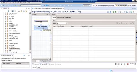 sap hana attribute view create attribute view in 9 easy