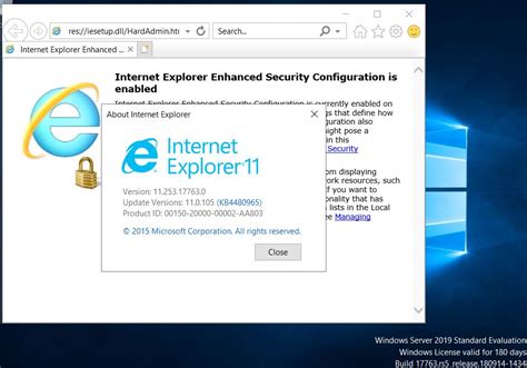 internet explorer 11 ie on windows server 2019 microsoft community