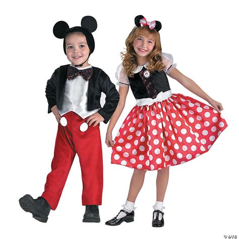 Official Disney Mickey Mouse Minnie Mouse Fancy Dress Costume Adult