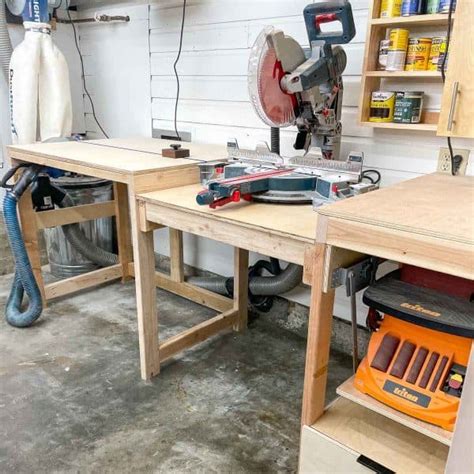 7 Diy Miter Saw Table Plans For Your Workshop The Handymans Daughter