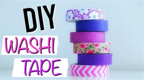 Diy Facile Washi Tape Masking Tape Deco Chambre Français Youtube