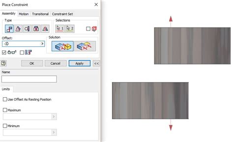 solved constraint with negative offset autodesk community
