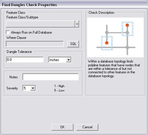 arcgis desktop help 9 3 finding dangles on line features