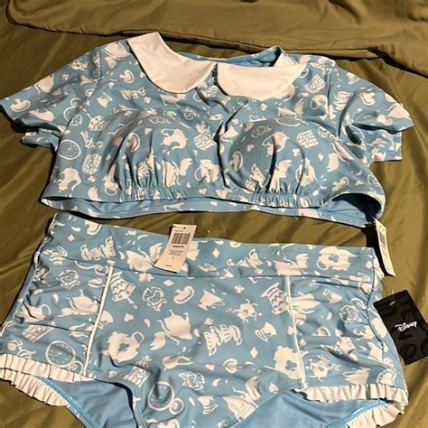 Disney Swim Alice In Wonderland Swimsuit From Hot Topic Its A