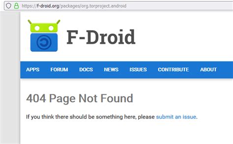 orbot can t updated from f droid guardianproject orbot