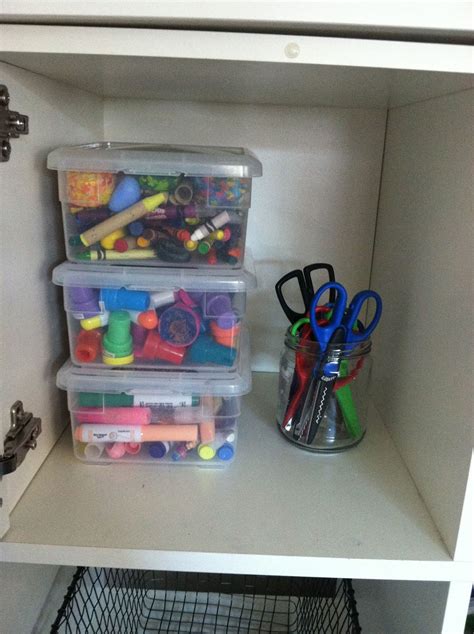 organizing art supplies the activity mom