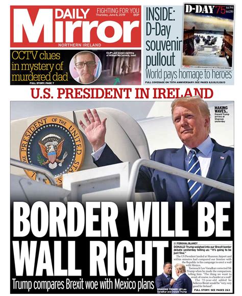 Ni Paper Review Trump Dominates The Headlines Bbc News