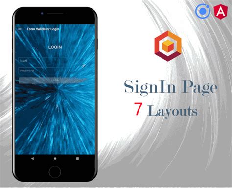 ionic 5 angular 8 ui blue theme template app starter app