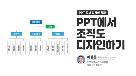[ppt 도해 디자인 강좌] Ppt에서 조직도 디자인 Youtube
