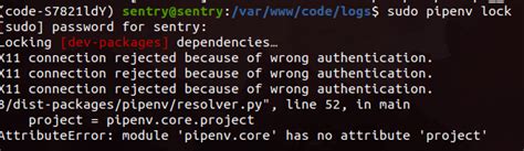python pipenv issue attributeerror module re has no