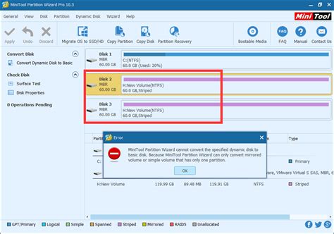 fix partition wizard cant convert specified dynamic disk to basic
