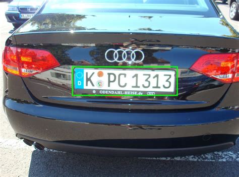detect and recognize vehicle s license plate with machine learning and