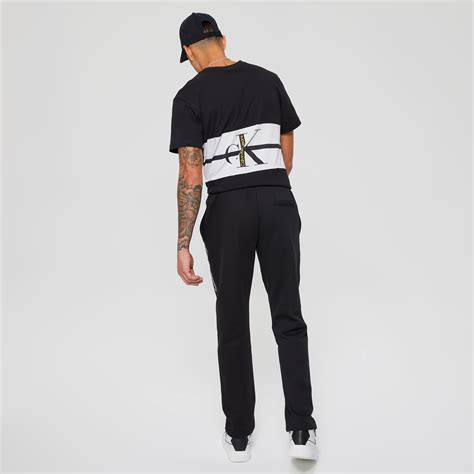 Calvin Klein Jeans Instit Shine Blocking Erkek Siyah Eşofman Altı Erkek