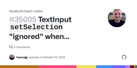 textinput `setselection` ignored when textinput has gone out of focus