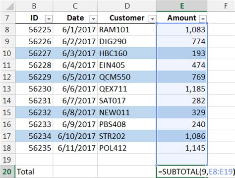 excel formula if cell contains value then sum another cell