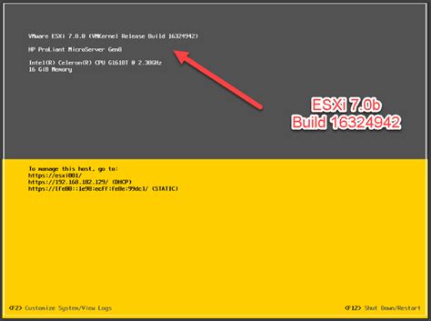 how to update vmware esxi 7 0 ga to esxi 7 0b direct from vmware