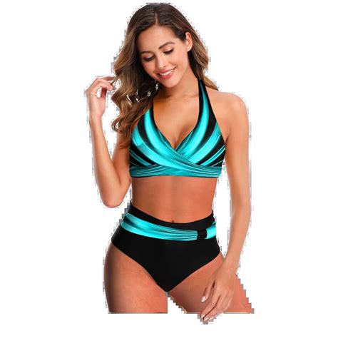 Women Beachwear Swim Summer Monokini Swimwear Bathing Suit Two Pieces