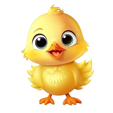 Recorte De Personaje De Dibujos Animados De Pollito Lindo Png Dibujos