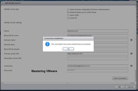 integrate ad with vcenter sso mastering vmware