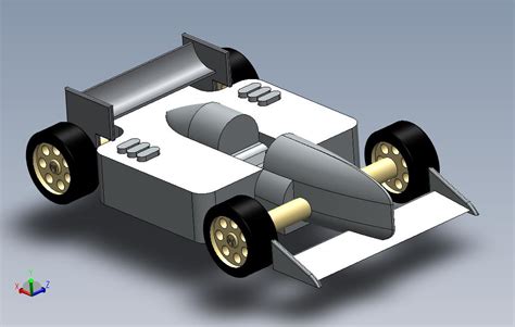 一级方程式赛车1 Solidworks 2018 模型图纸免费下载 懒石网