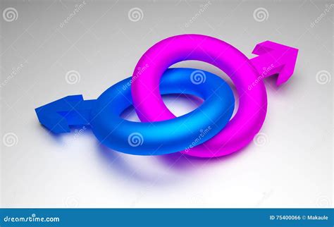 Illustration De Symbole Pour Lhomosexuel Illustration Stock