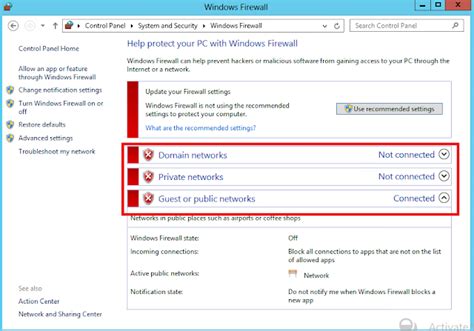 how to enable and disable windows firewall using powershell and command