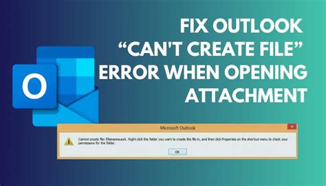fix outlook “can t create file” error when opening attachment