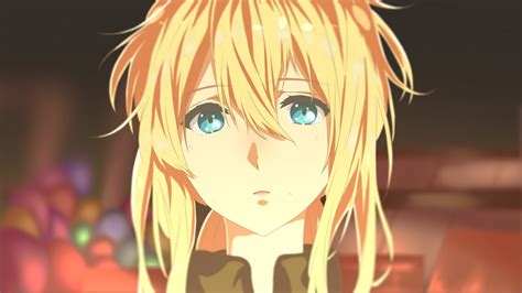 Violet Evergarden Hd Wallpaper Blonde And Blue By Nopall