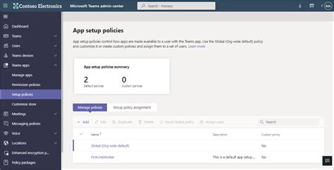 manage teams with policies microsoft teams microsoft learn