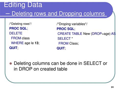 ppt module 5 sas sql powerpoint presentation free download id 3128304